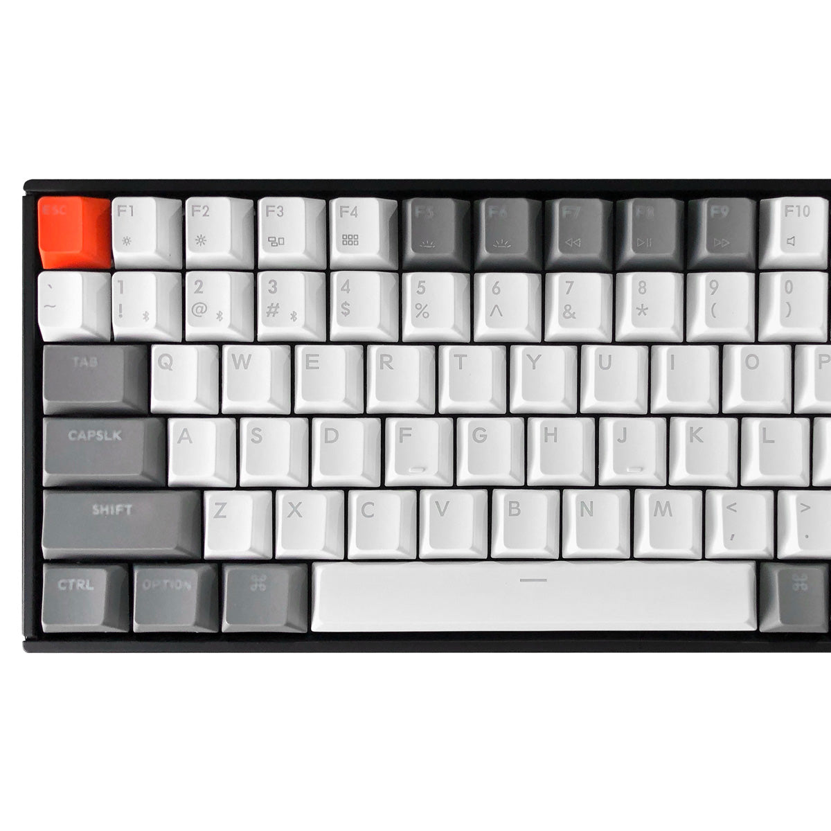 Double Keyboard Vortex New POK3R White Aluminum 60% RGB Double Shot