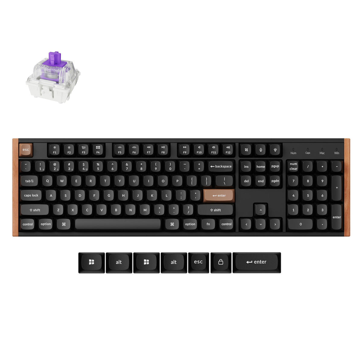 Keychron K10 HE Wireless Magnetic Switch Custom Keyboard – Keychron ...